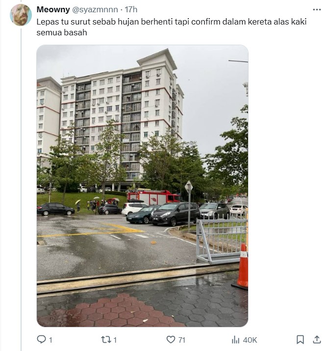 When an hour-long flash flood ‘brings Putrajaya to its knees; clogged ...