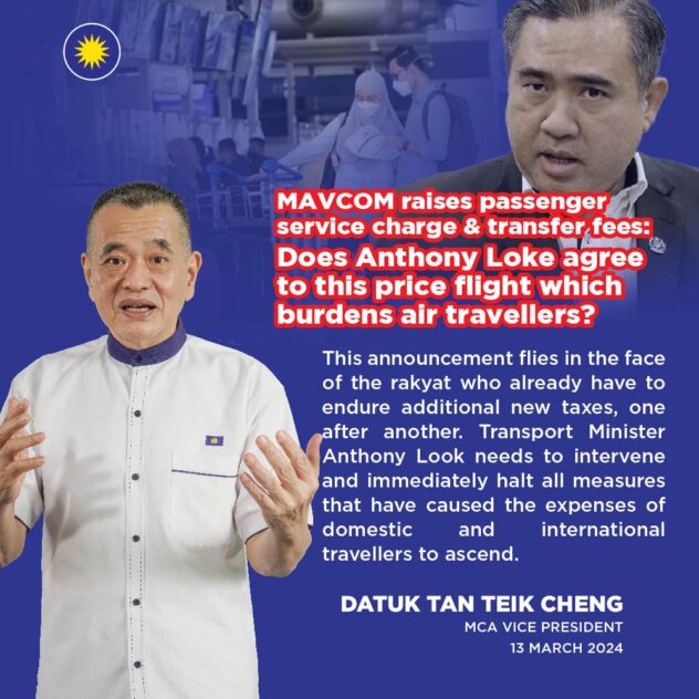 “How would Anthony Loke justify MAVCOM burdening air travellers by ...