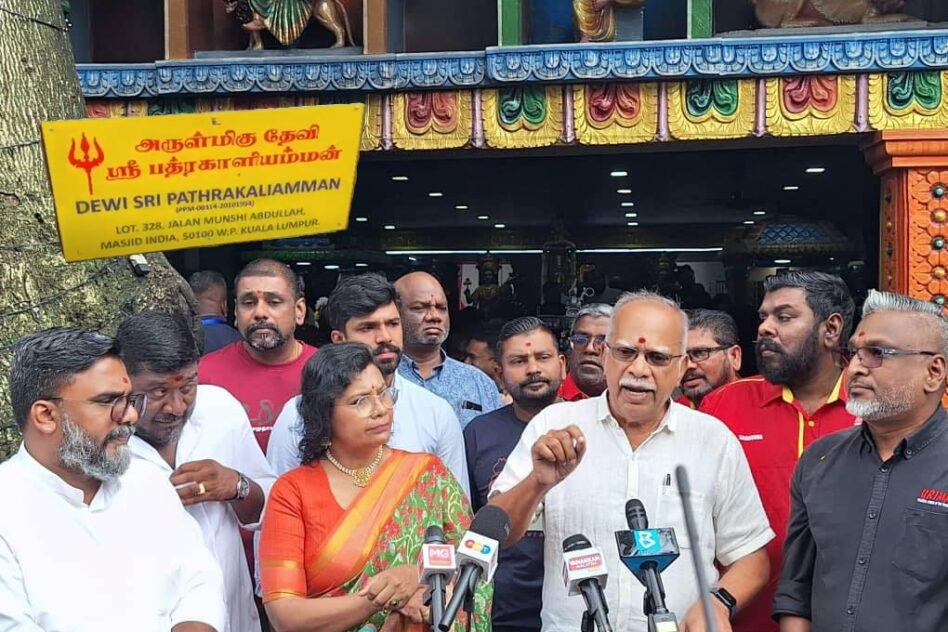 Ramasamy: Dewi Sri Pathrakaliamman Temple isn’t an illegal structure ...