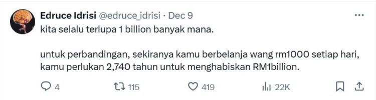 Netizen explores Malaysia’s mega corruption scandals and the losses are ...