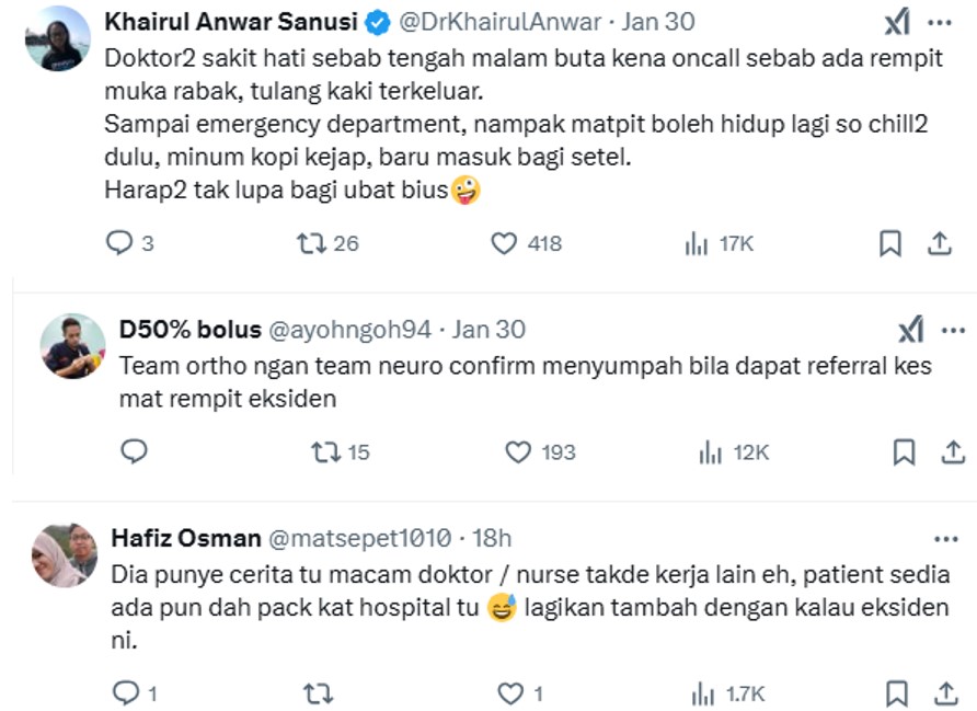 Netizen’s sarcastic observation that the Mat Rempit menace is good for ...