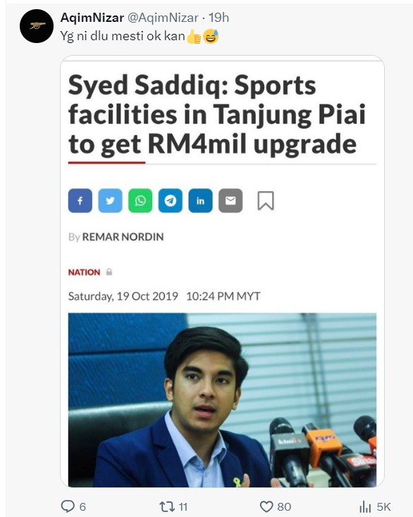 MUDA detractors tick off Syed Saddiq for his short memory after ...