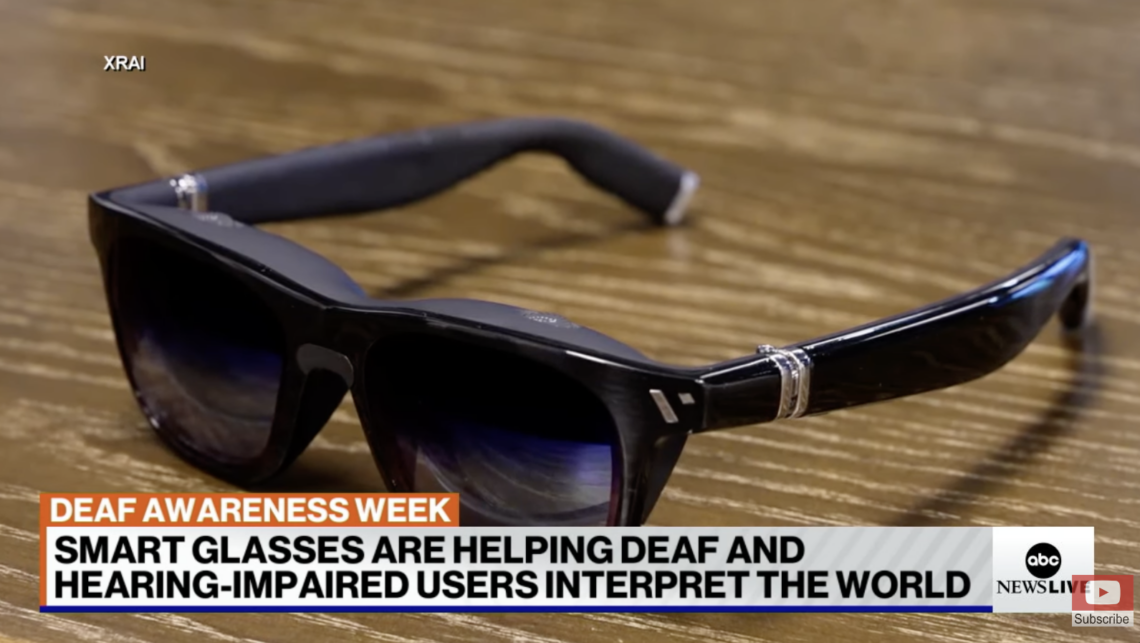 New glasses help interpret the world for deaf and hard of hearing users