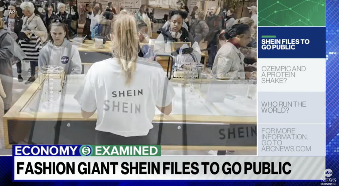Fashion giant Shein files to go public