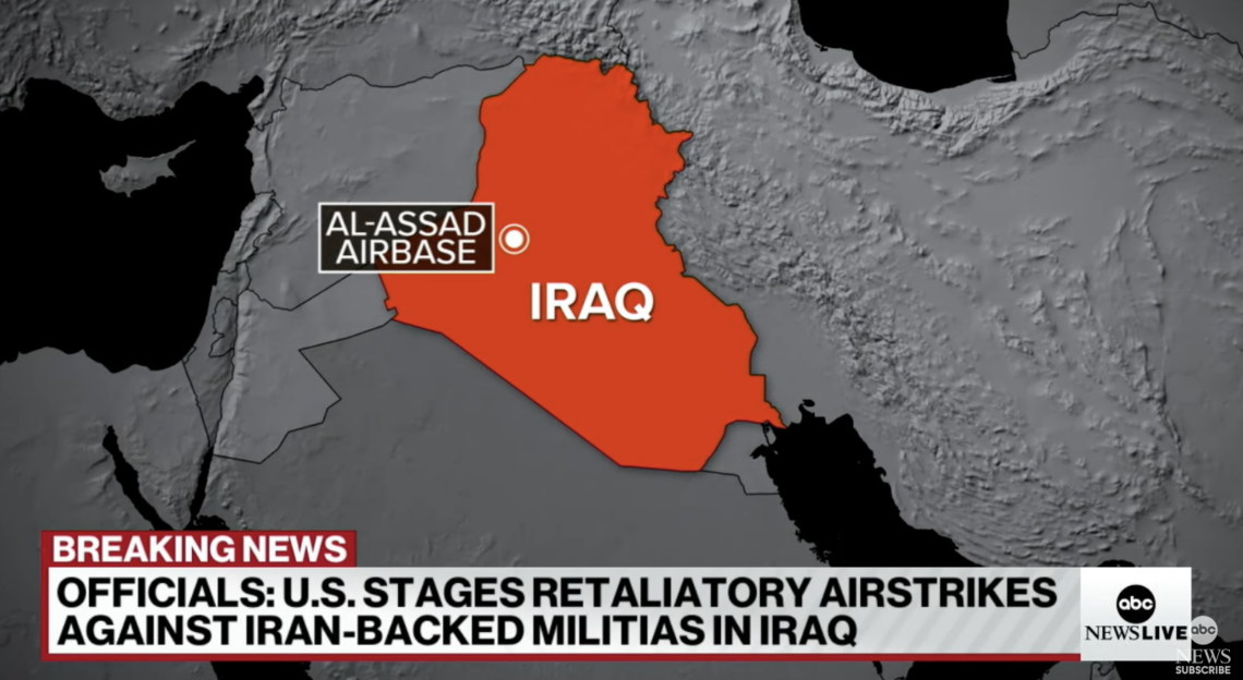 US launches airstrikes against militias in Iraq