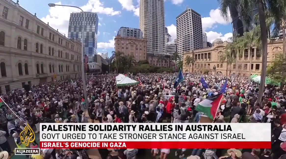 Protesters rally across Australian cities to demand end to Gaza genocide