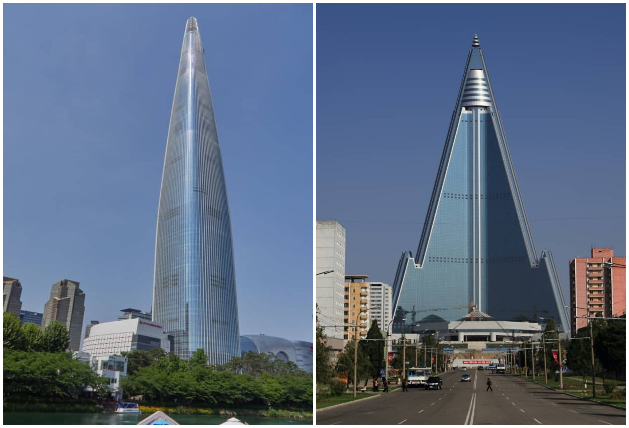 A tale of two Korean towers: One of soaring success of capitalism and ...