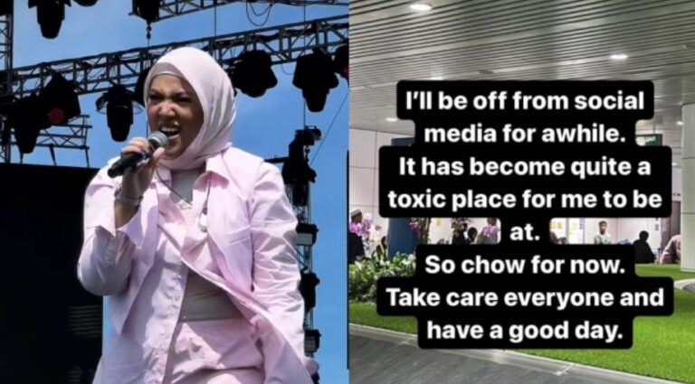 Singer Shila Amzah retreats from social media platforms due to toxic ...