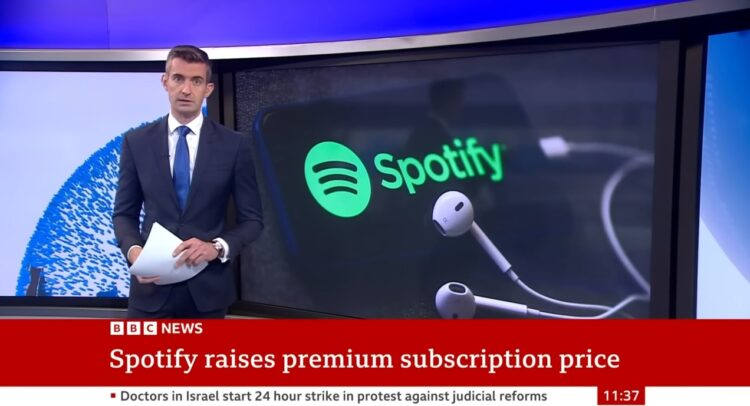 Spotify raises premium subscription price for millions