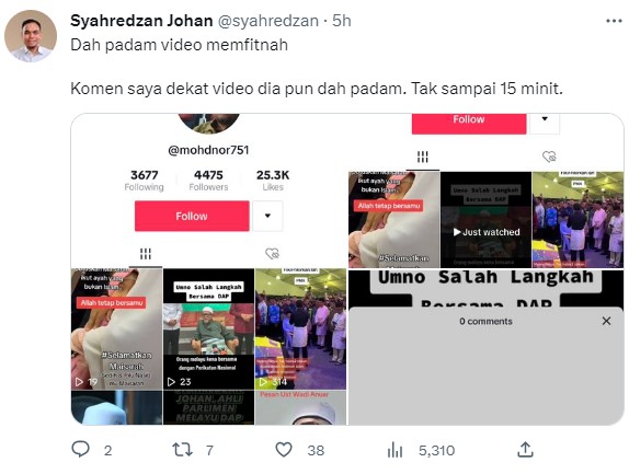 “DAP’s Syahredzan should sue PAS cybertroopers instantly instead of ...