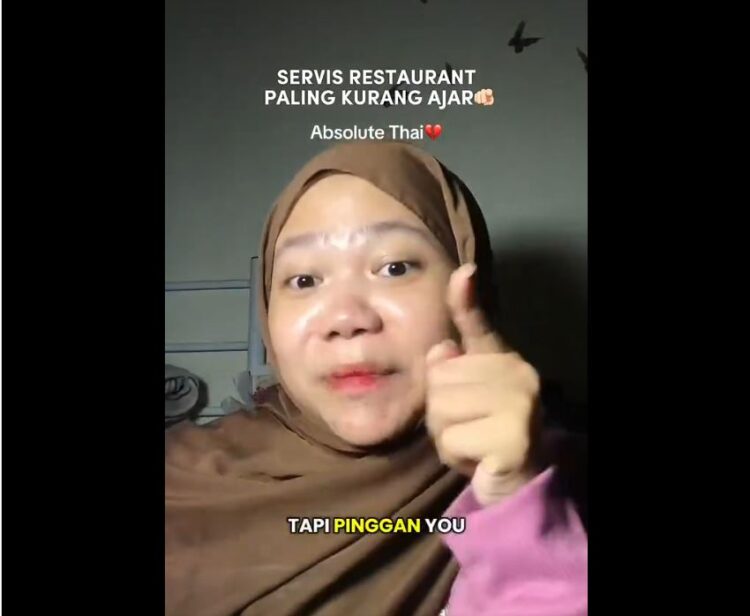 Angry lady rants about unfinished meal being taken away by waitress ...