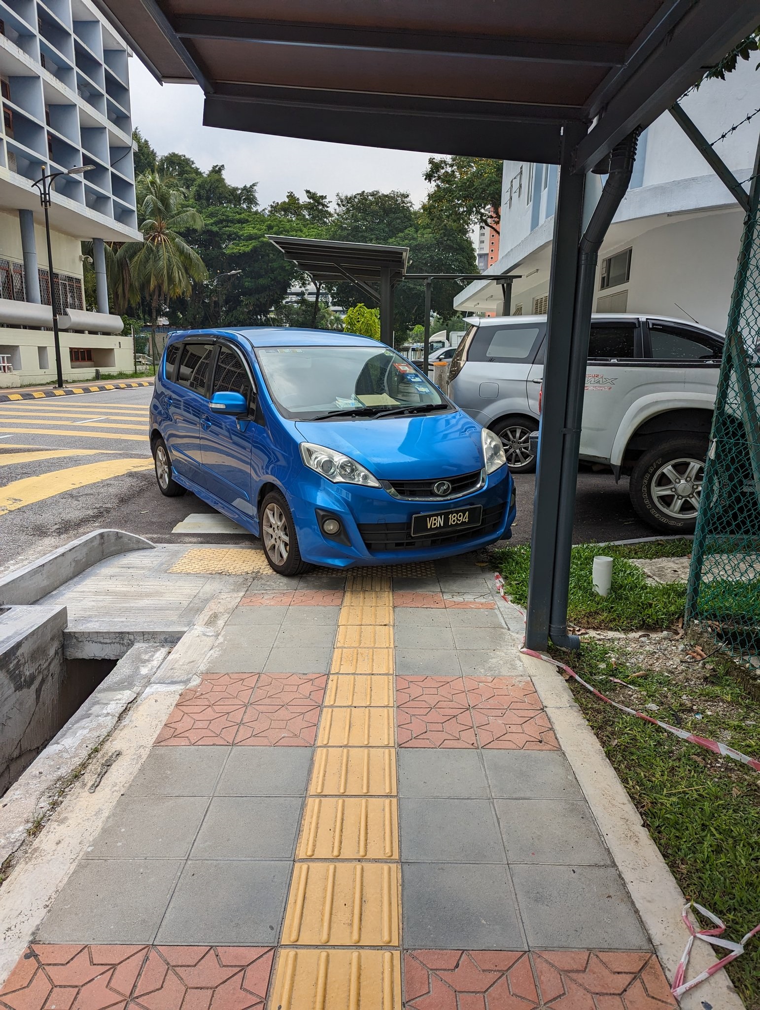 Broken tiles at MRT station ignored for years, claims netizen