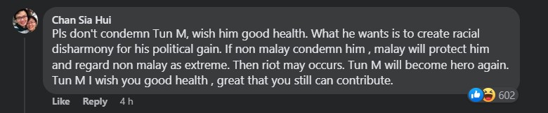 Netizens have wised up to Tun M’s racist rants: Condemning him only ...