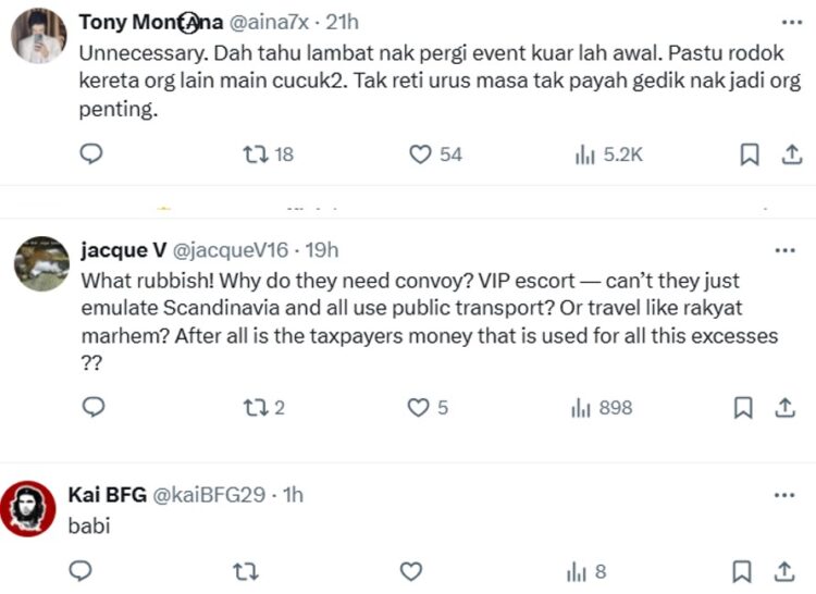 Sweeper car in VIP convoy rams into car; netizens demand a stop to ...