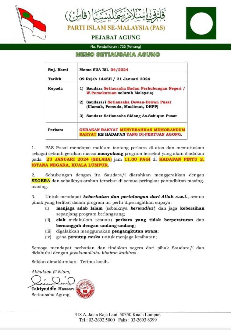 With his tenure coming to an end in a week’s time, why is PAS so eager ...