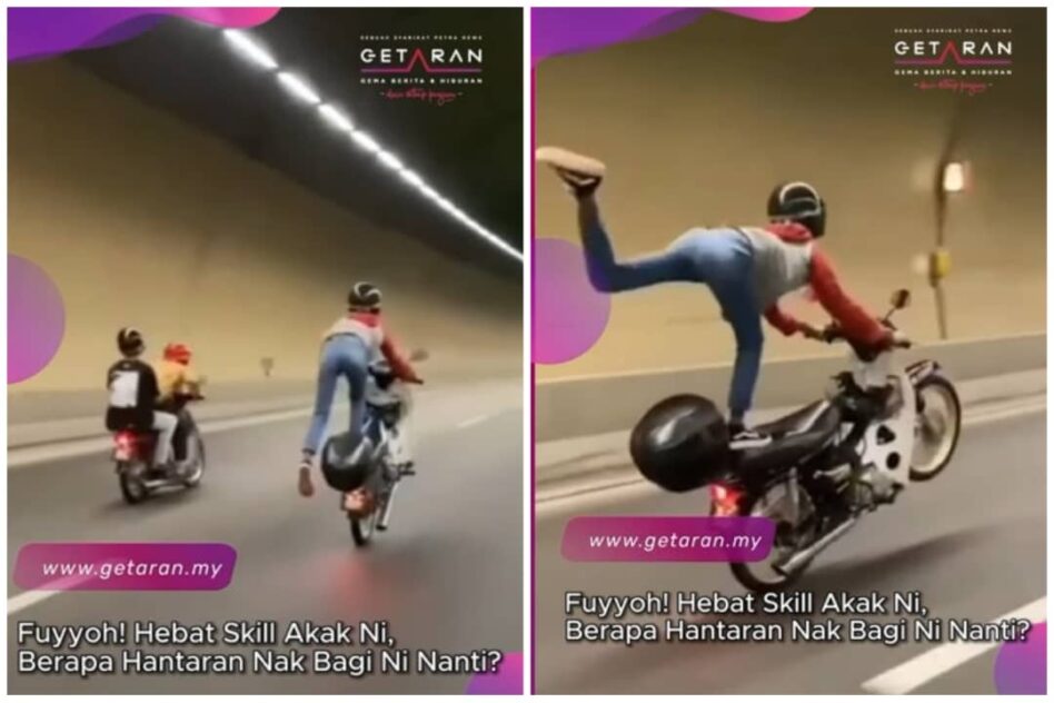 Move aside guys; ‘Minah Rempit’ wows netizens with her mad bike skills