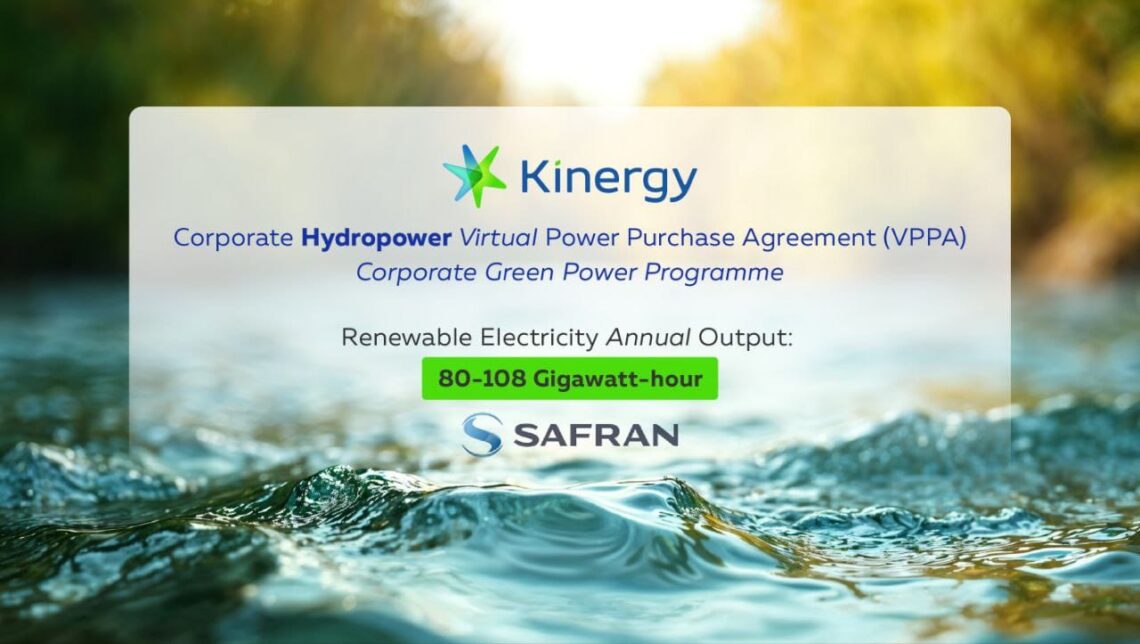 KINERGY seals long-term hydropower virtual PPA with Safran; a diversion ...