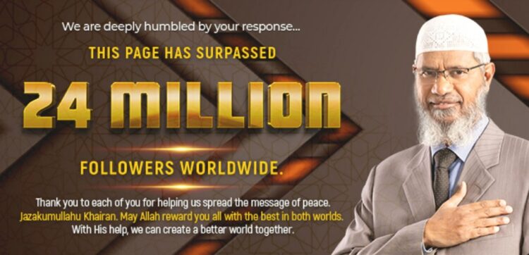 Madani gov’t snubbed for harbouring Zakir Naik who sanctions rape of ...