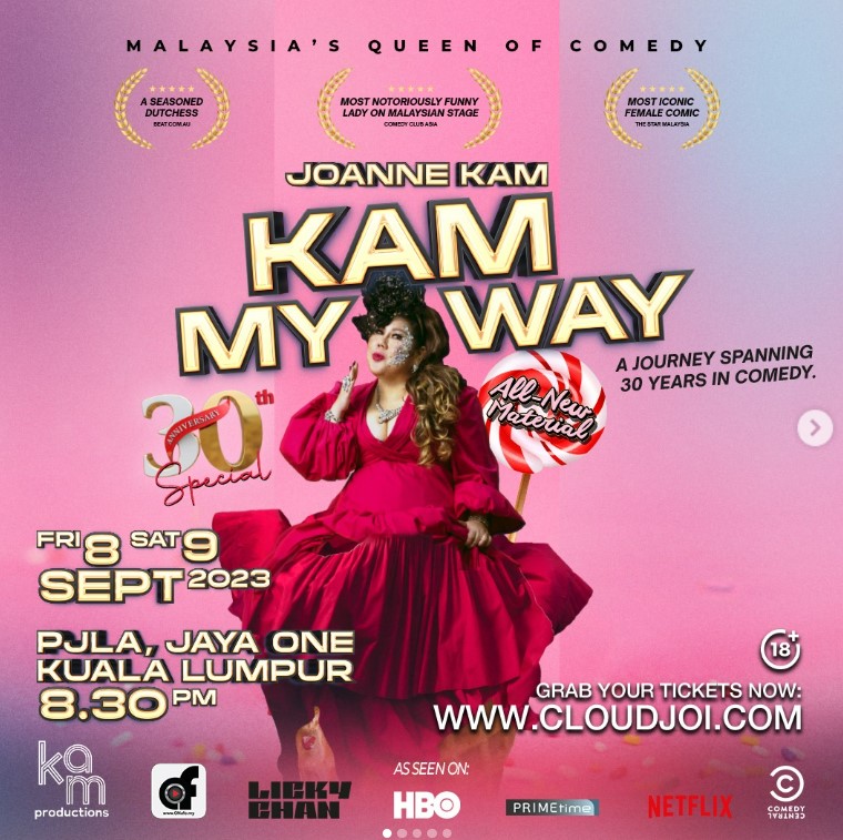 Queen of Comedy, Joanne Kam is ‘kam’ing to tear the house down
