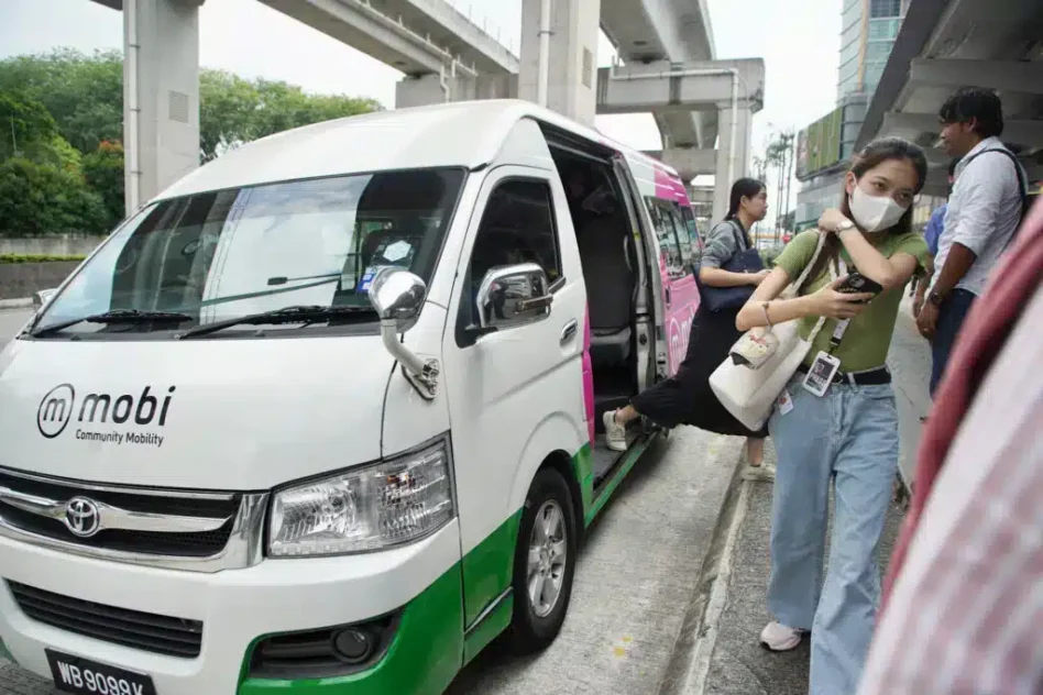 Vans are ideal as a first- and last-mile solution to enhance public transport